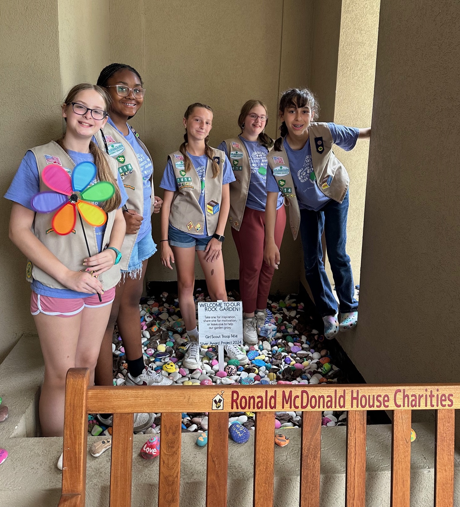 Girl Scout Cadette Troop earns silver award - Florida NewsLine