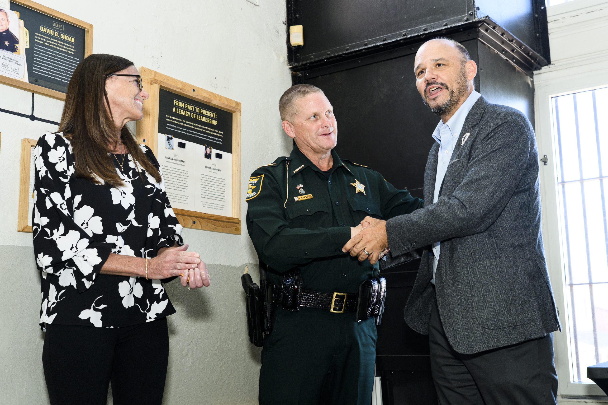Old Jail hosts ceremony for Sheriff Hardwick's badge donation - Florida ...
